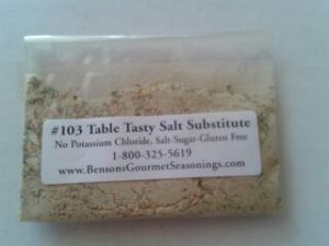 Table Tasty No Potassium Chloride Salt Substitute Sample - Benson's ...