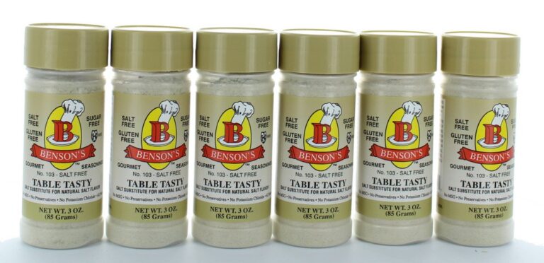 Table Tasty No Potassium Chloride Salt Substitute 6 3 oz bottles ...